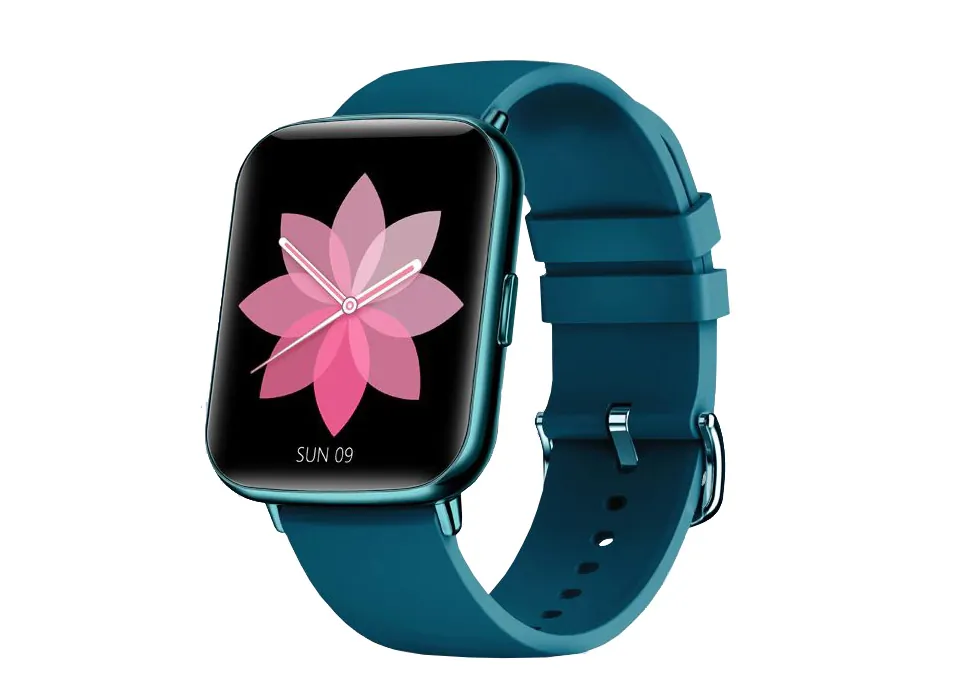 ① Zegarek sportowy smartwatch SENBONO X27 z metalową kopertą - niebieski