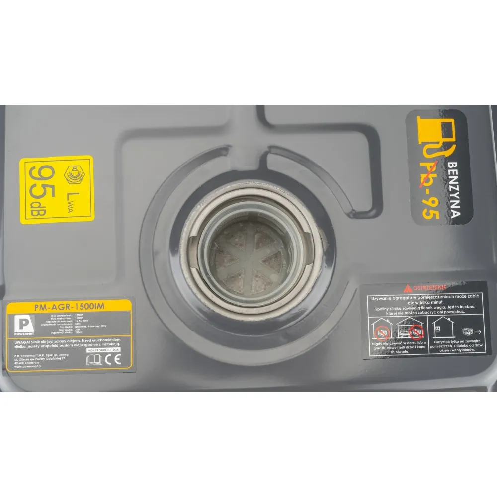① Agregat prądotwórczy 1500W Powermat PM-AGR-1500IM
